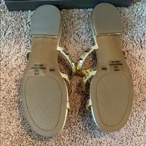 Jessica Simpson | Shoes | New Jessica Simpson Stunning Gold Shoes ...